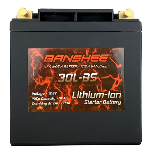 Banshee 680CCA YTX30L-BS Lithium LiFePO4 Battery with 2-Year Warranty – Banshee Battery